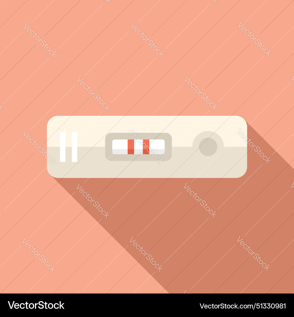 A positive pregnancy test Royalty Free Vector Image
