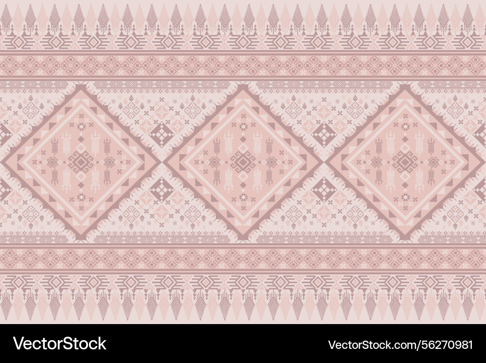 Geometric ethnic pattern in native american tribal