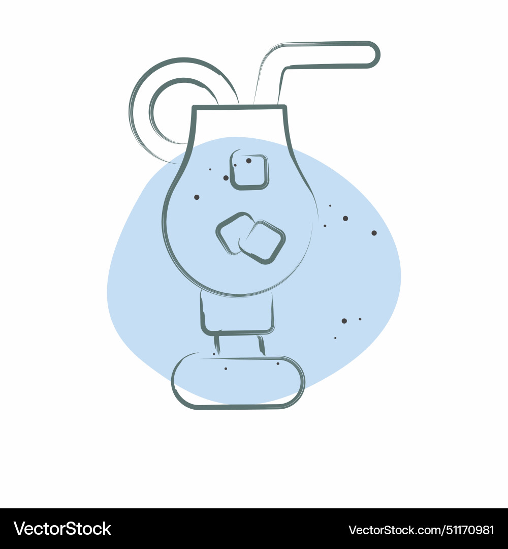 Icon beverage related to hotel service symbol Vector Image