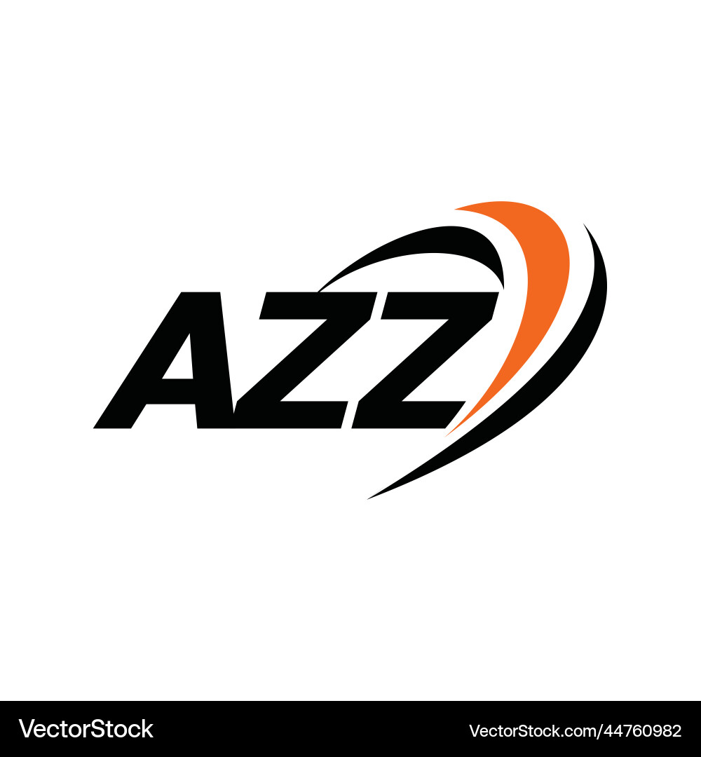 Azz monogram logo Royalty Free Vector Image - VectorStock
