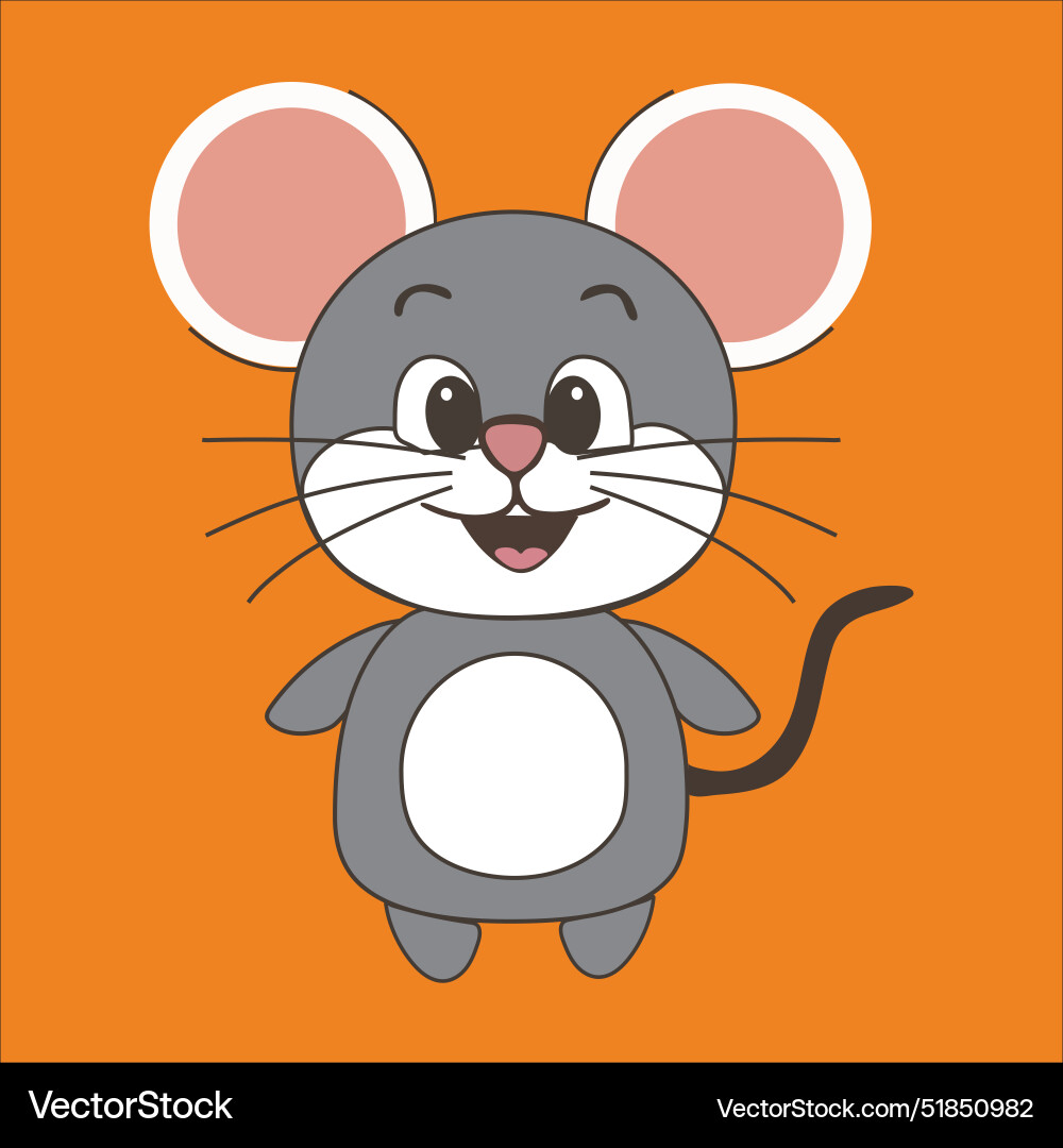 Cute mouse Royalty Free Vector Image - VectorStock