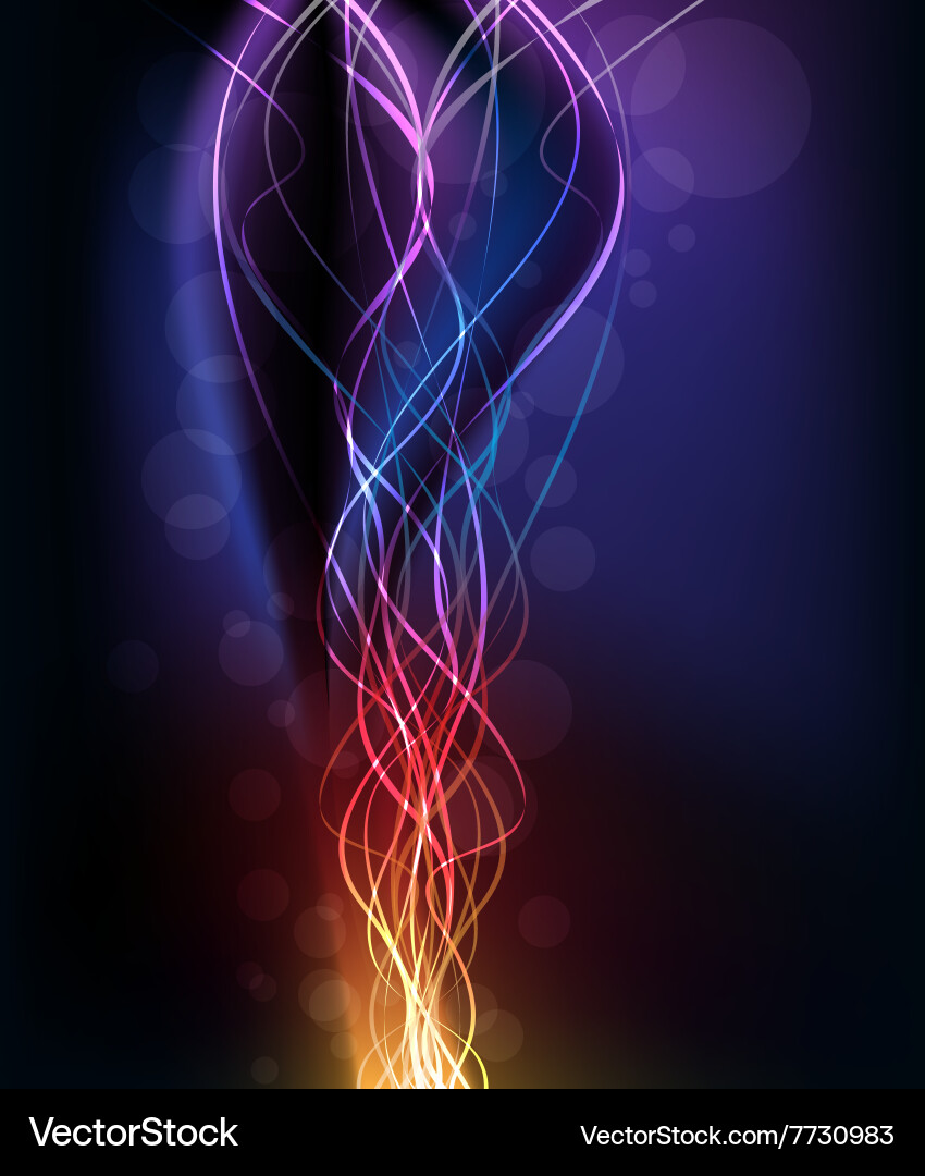 Bunte hohe Lichtdynamik Hintergrund Lizenzfreier Vektor