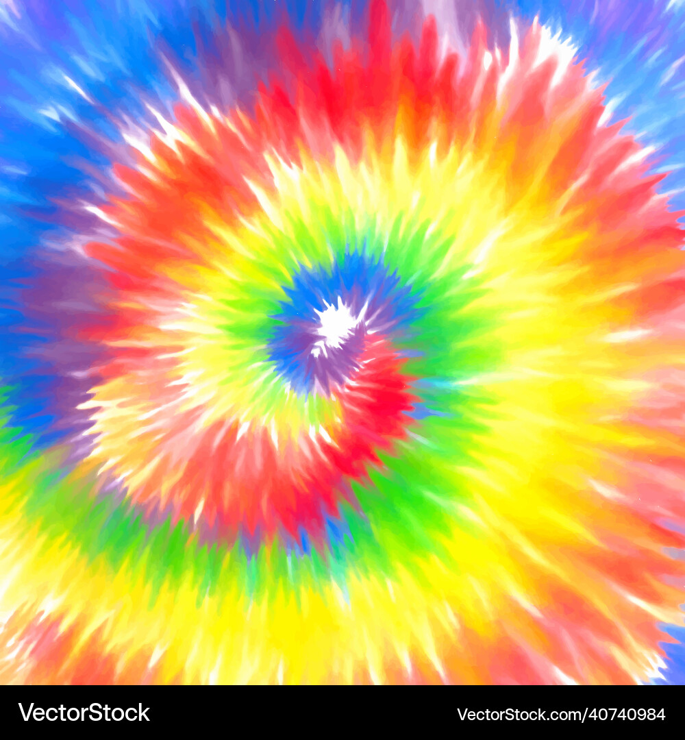Abstract hand painted tie dye background Vector Image