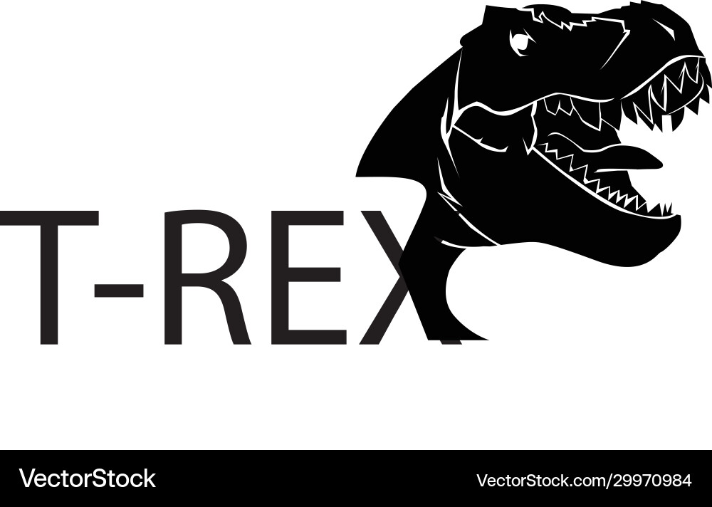 Dinosaur - t rex Royalty Free Vector Image - VectorStock