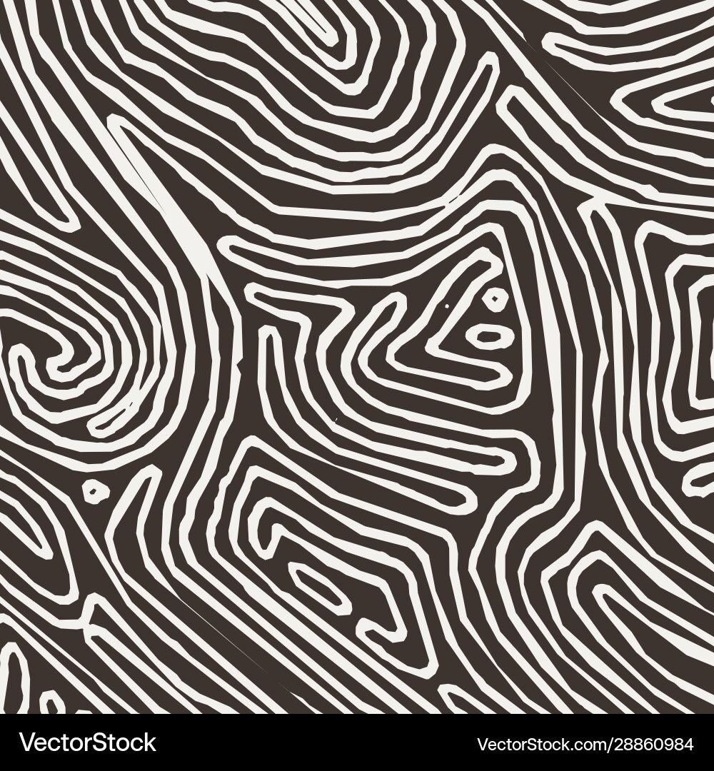Monochrome Muster gebogene Linien schwarz und weiß