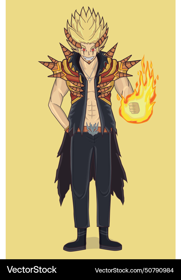 Vendyr the dragon flame Royalty Free Vector Image