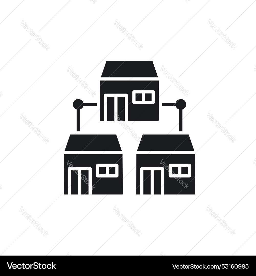 Franchise icon symbol on white background Vector Image