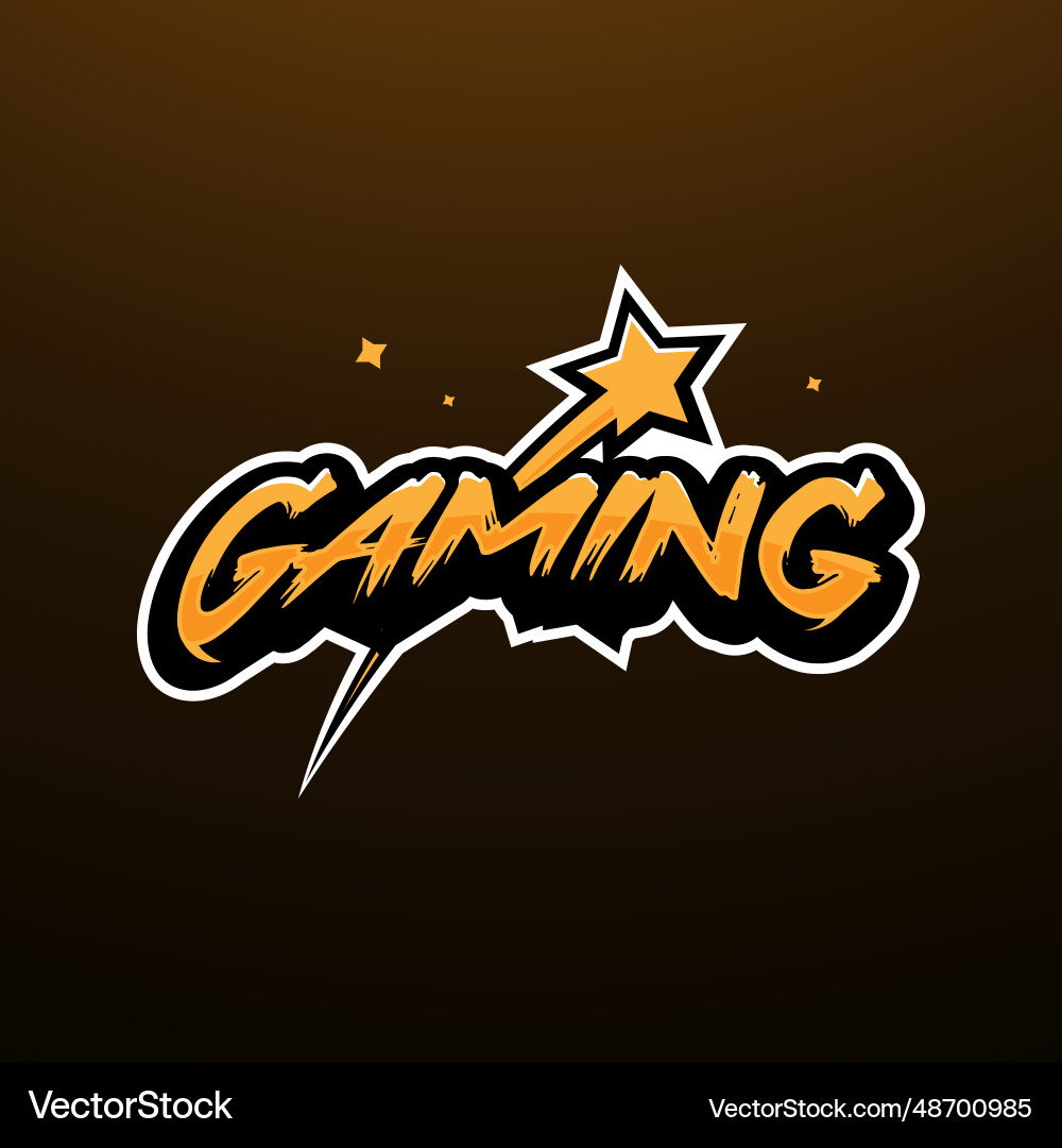 Gaming star Royalty Free Vector Image - VectorStock