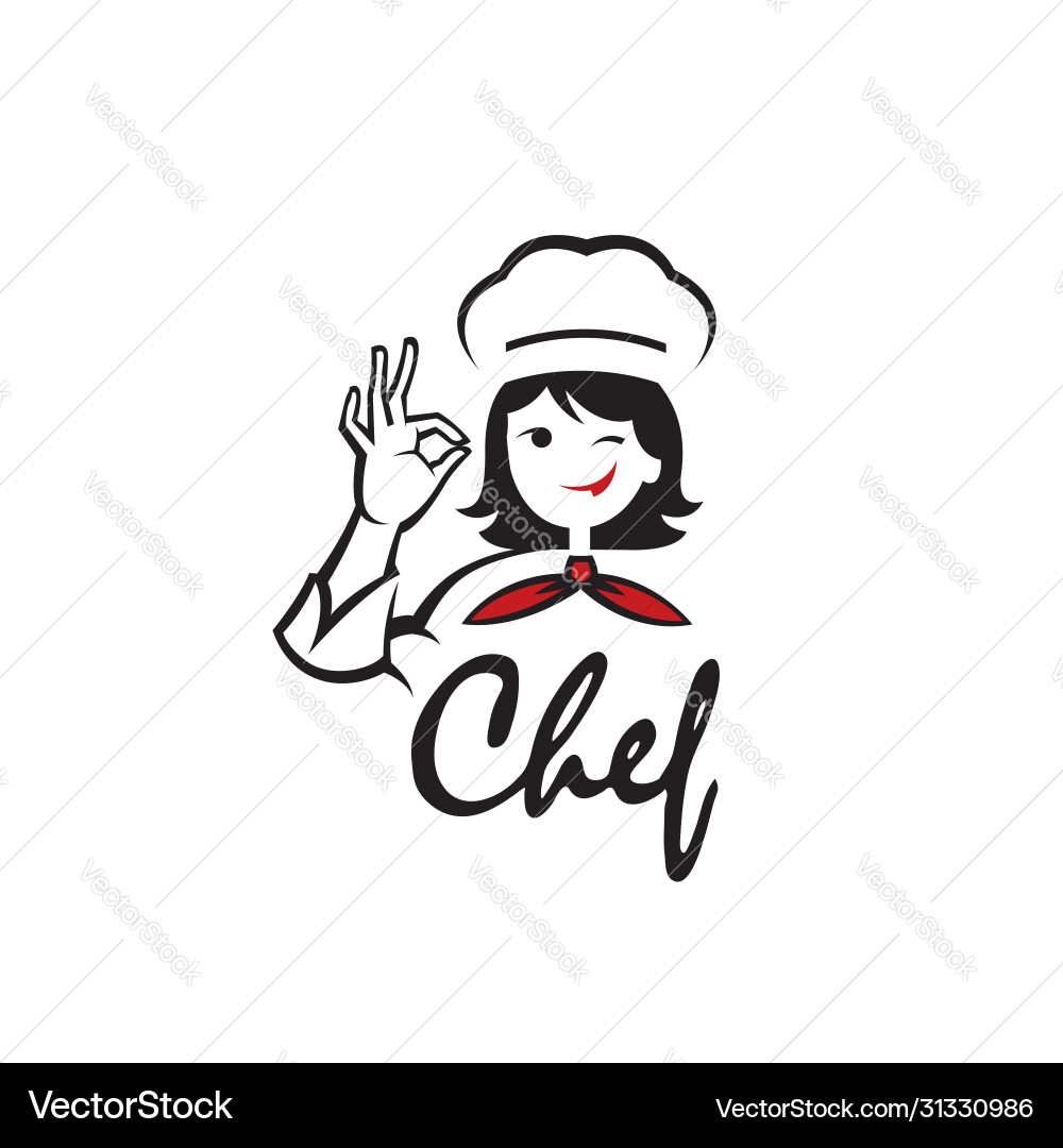 Chef woman design Royalty Free Vector Image - VectorStock