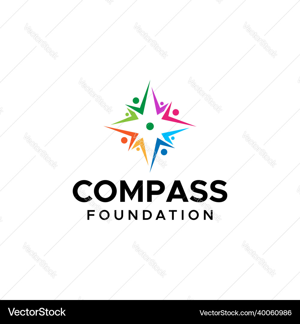 Foundation logo Royalty Free Vector Image - VectorStock