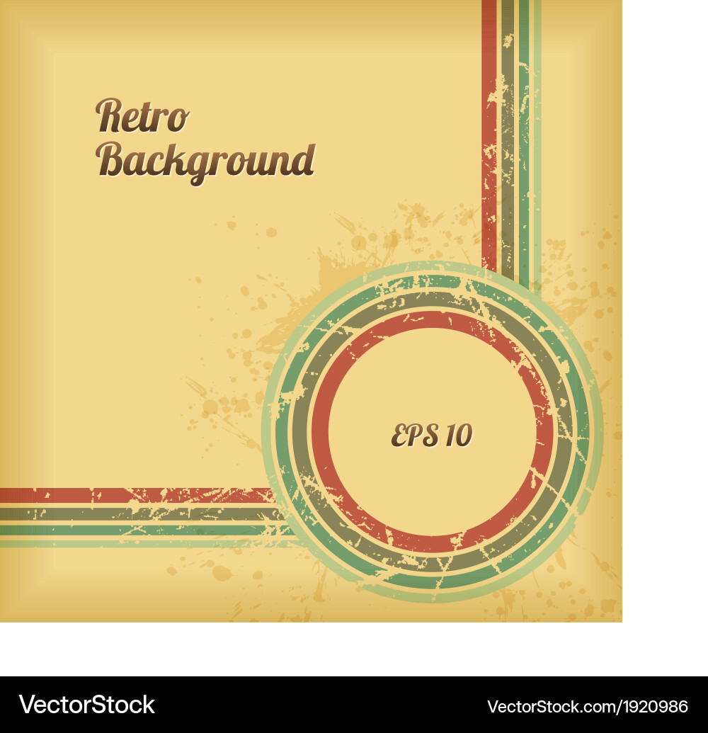 Retro background design Royalty Free Vector Image