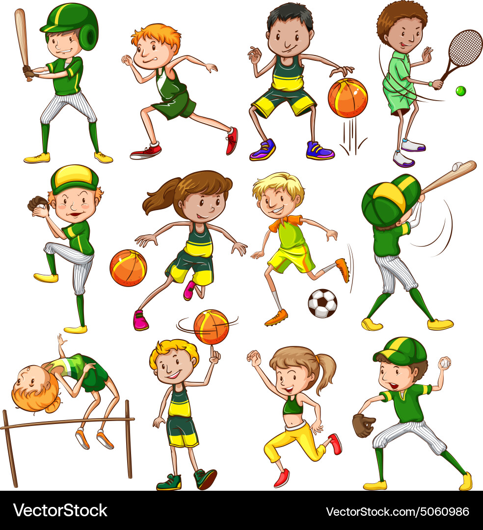Sport set Royalty Free Vector Image - VectorStock