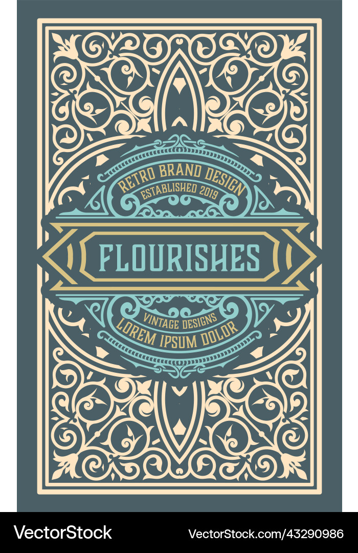 Western card with vintage style Royalty Free Vector Image