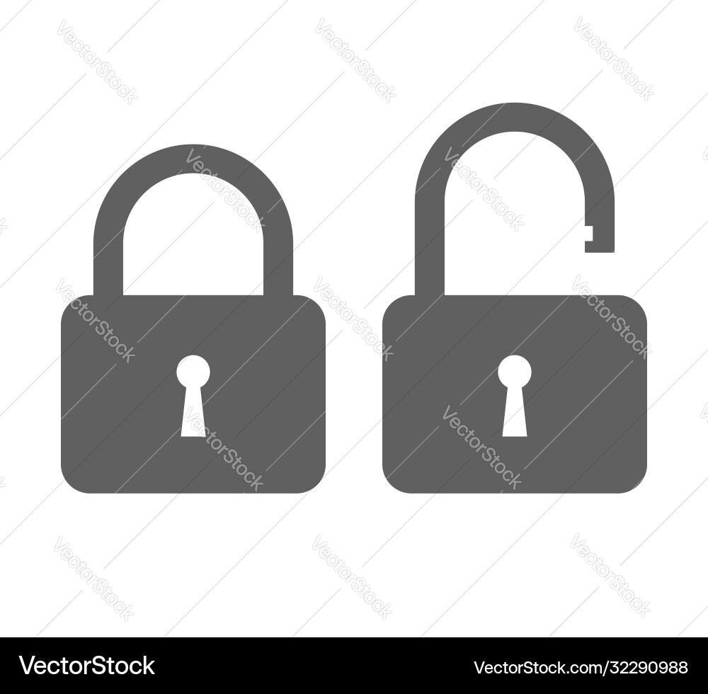 Locks Royalty Free Vector Image - VectorStock