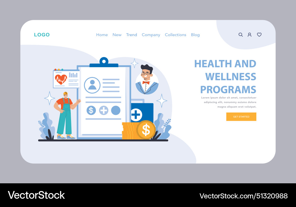 Management and support concept flat Royalty Free Vector