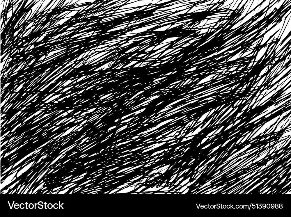 Scribble grunge texture square abstract Royalty Free Vector