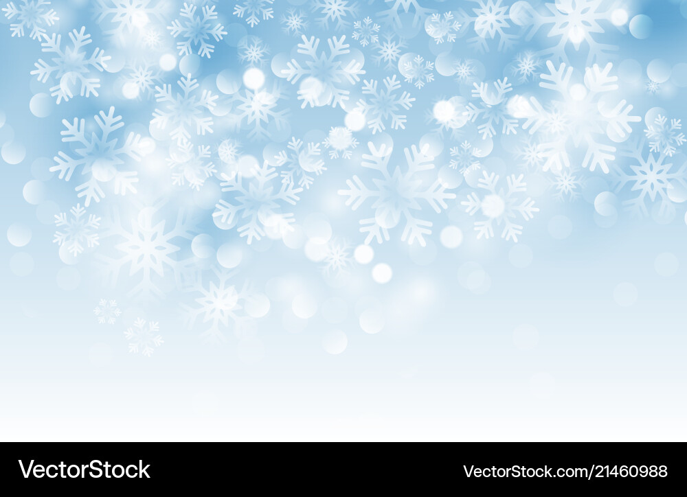 Winter Snowflake Card Royalty Free Vector Image