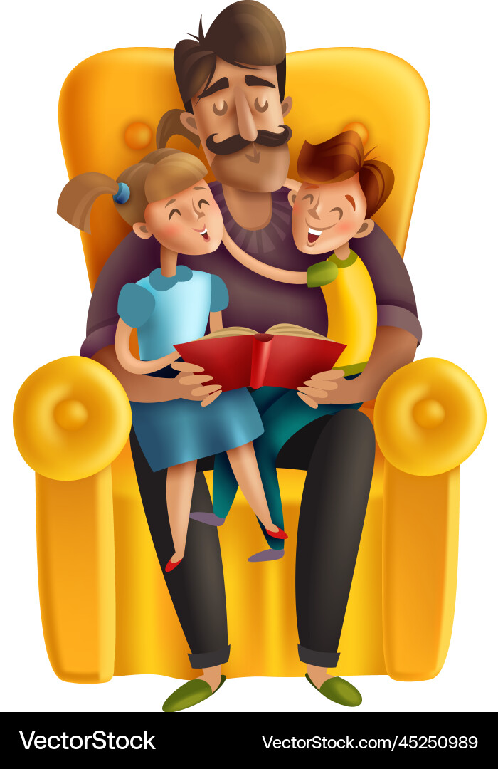 Father realistic Royalty Free Vector Image - VectorStock