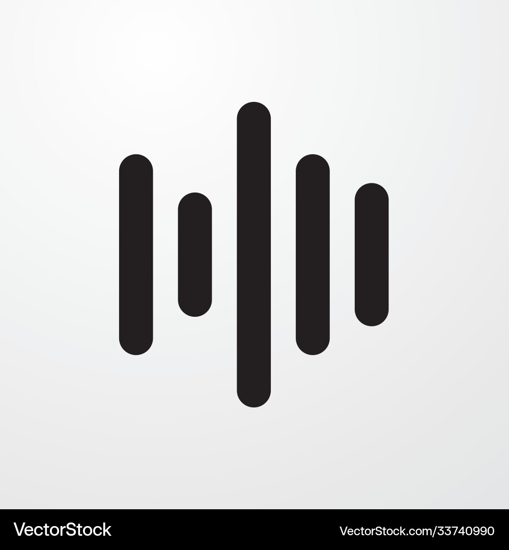 Audio Waveform Icon Audio Waves Icon Free Download Miscellaneous