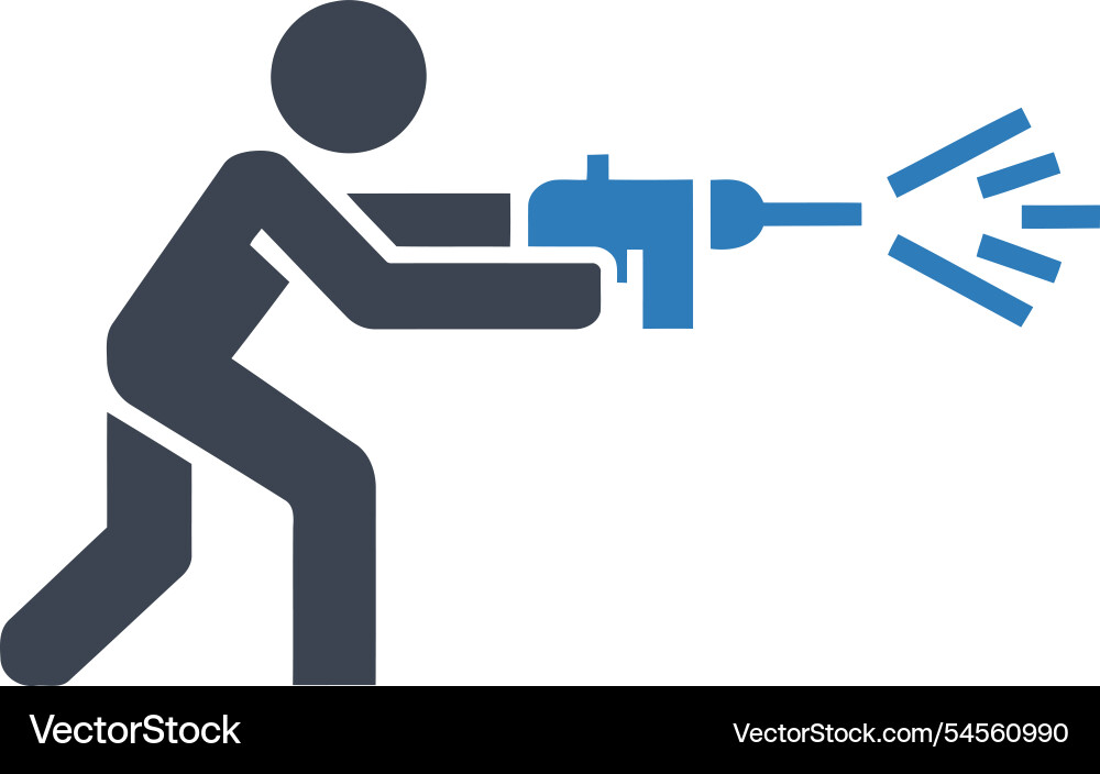 Cleaning spray action icon Royalty Free Vector Image