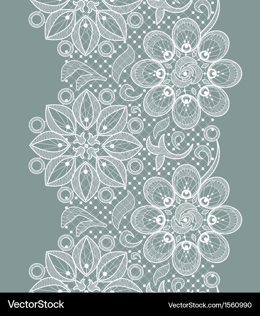 Elegant Lace Pattern Royalty Free Vector Image