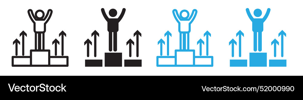 Icon for strategic business acumen mirroring Vector Image
