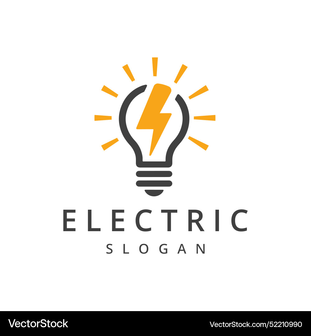 Light bulb logo icon design Royalty Free Vector Image