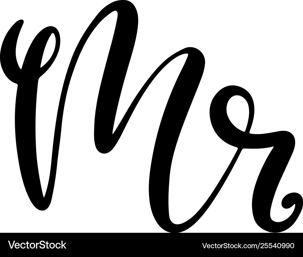 Mr und Mrs Design für Hochzeitskarte Lizenzfreier Vektor