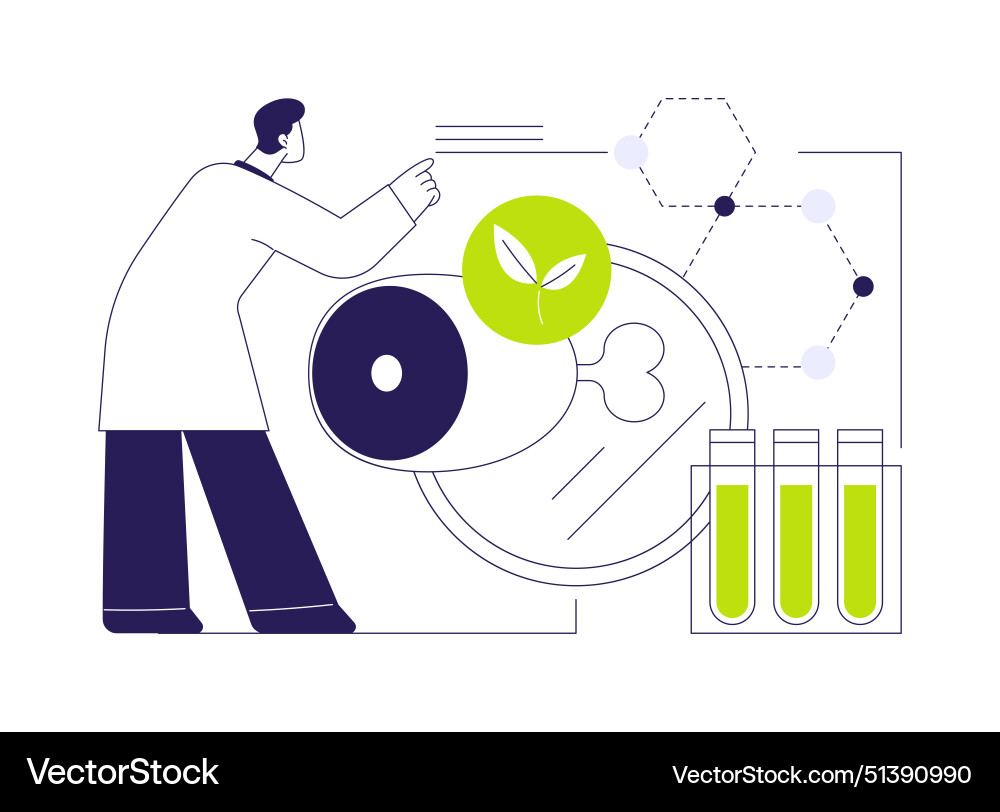Plant-based meat abstract concept Royalty Free Vector Image