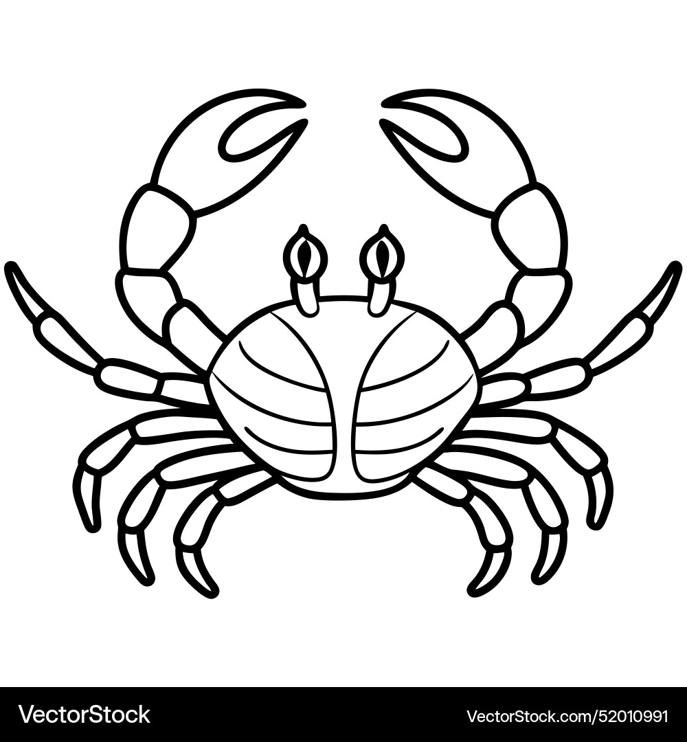 Fiddler crab lies icon Royalty Free Vector Image