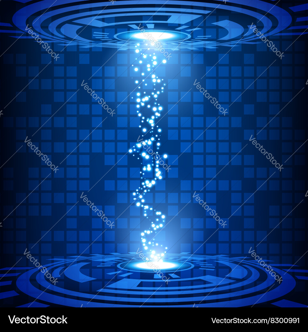 Futuristische digitale Technologie Hintergrund Vektorbild