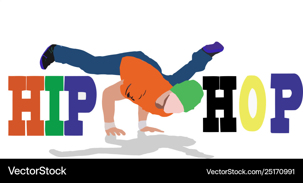 Hiphop street dance Royalty Free Vector Image - VectorStock