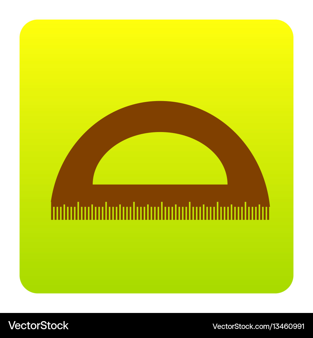 Regelzeichen braune Ikone Lizenzfreies Vektorbild