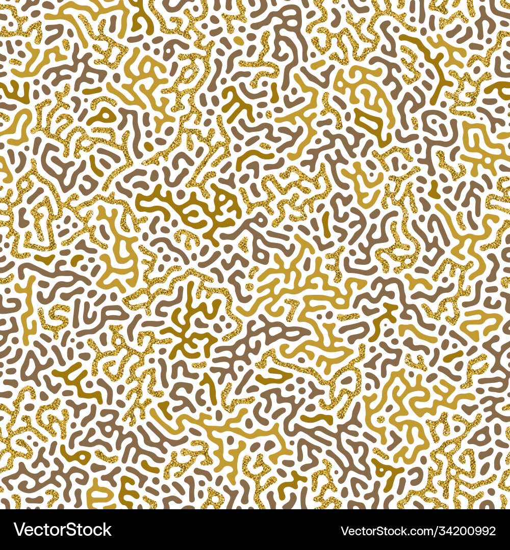 Abstract turing seamless background pattern Vector Image