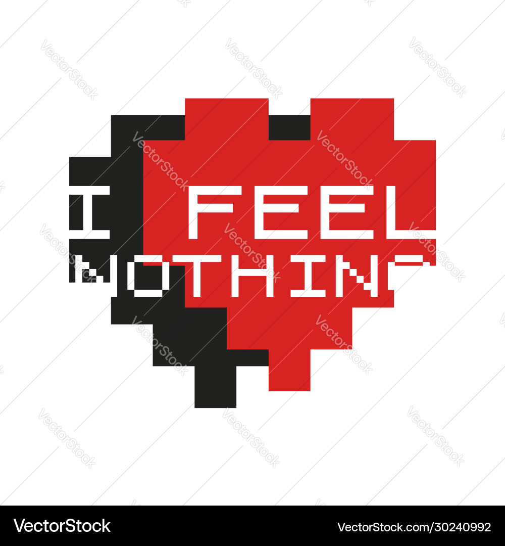 Funny sarcastic valentines day typography logo Vector Image