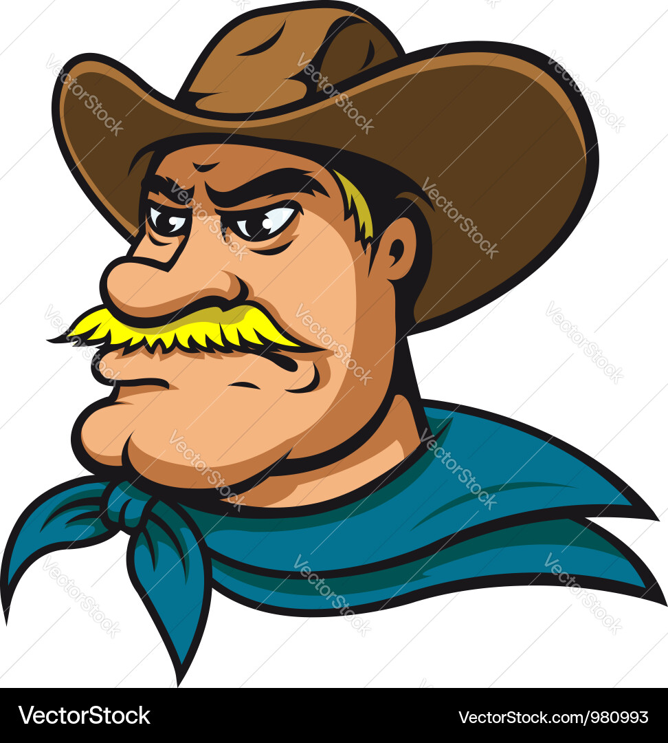 American cowboy Royalty Free Vector Image - VectorStock