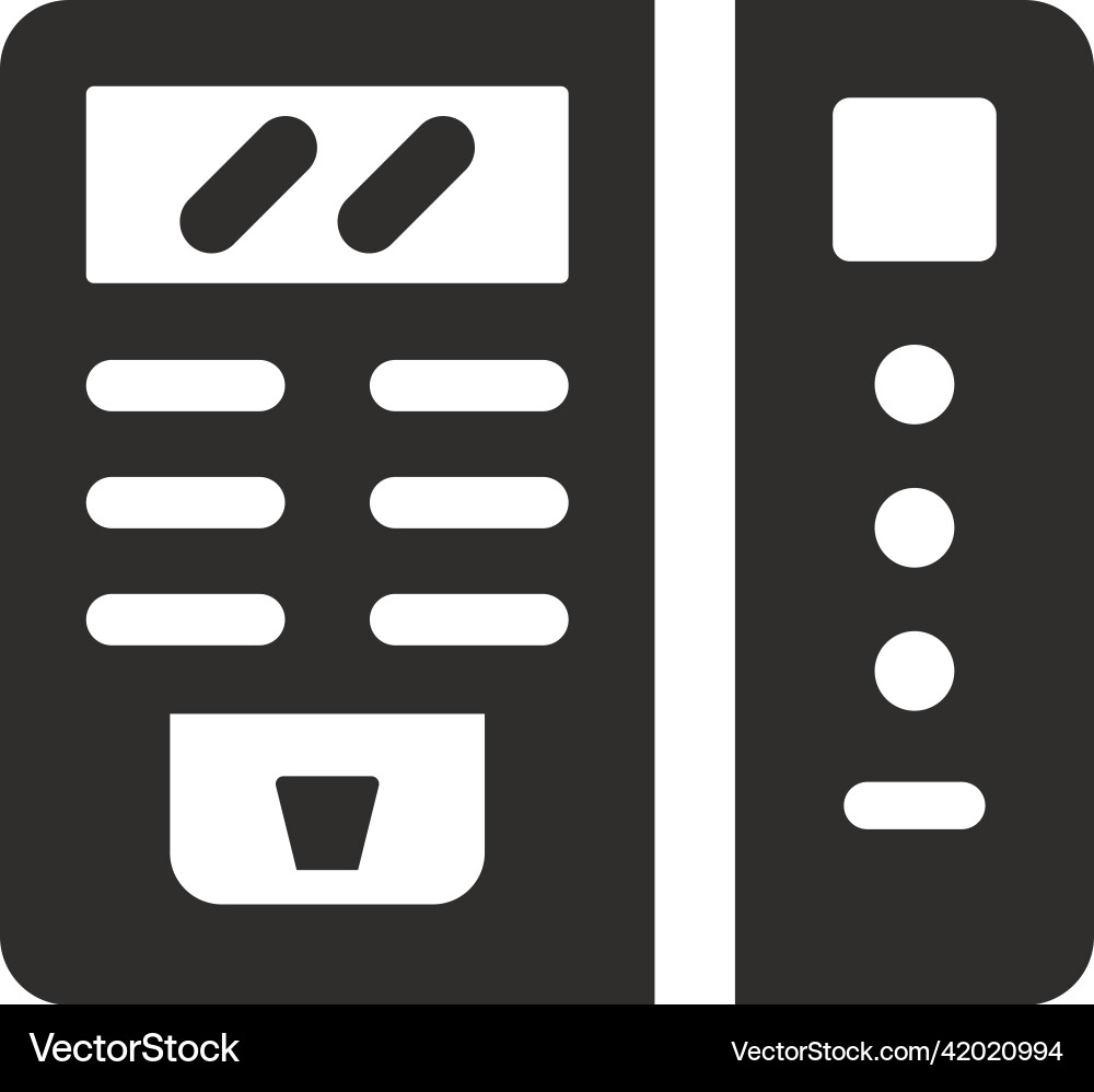 Coffee machine Royalty Free Vector Image - VectorStock