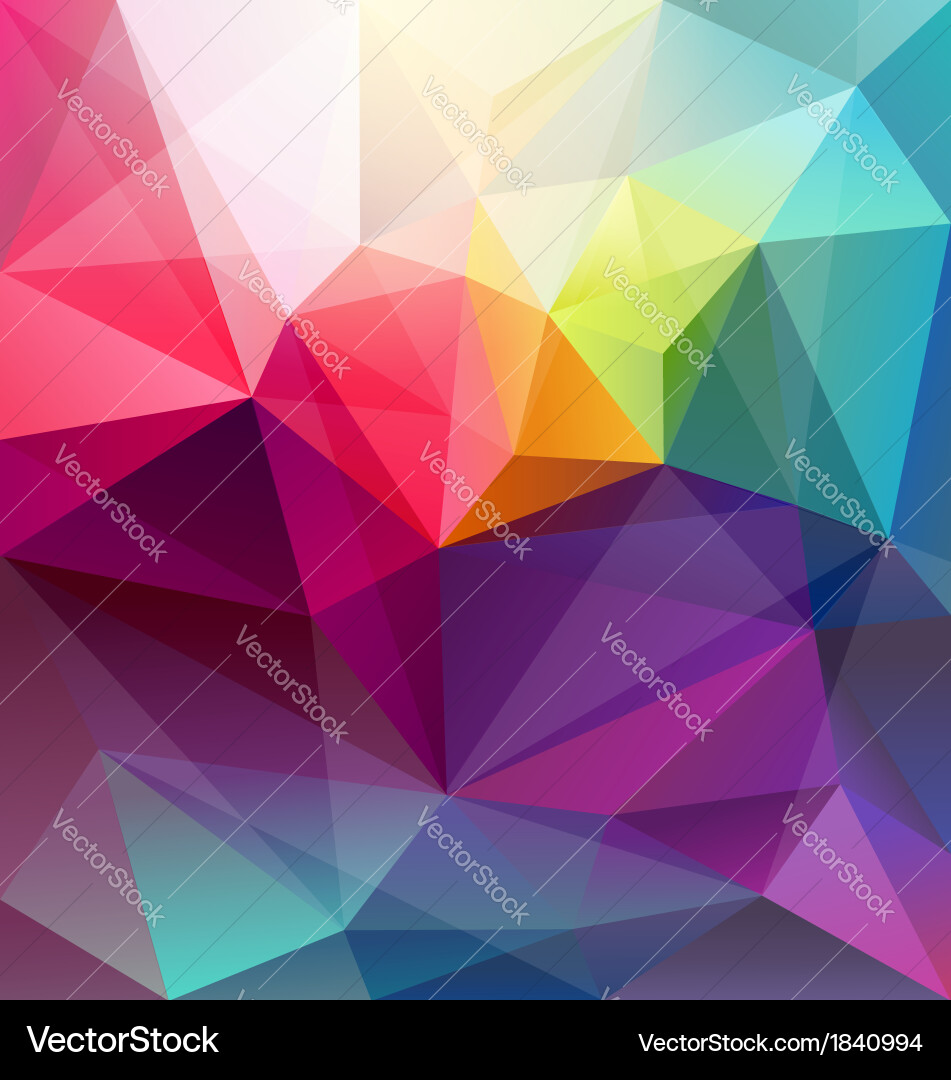 Colorful Geometric Background Royalty Free Vector Image