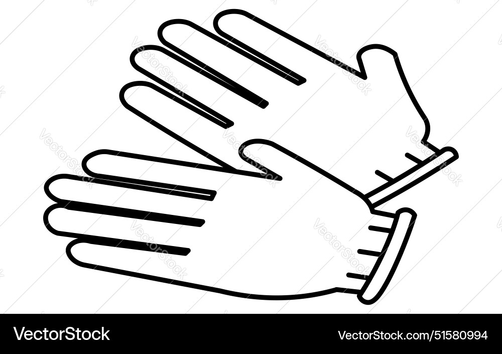 Simple line drawing of emergency kit white work Vector Image