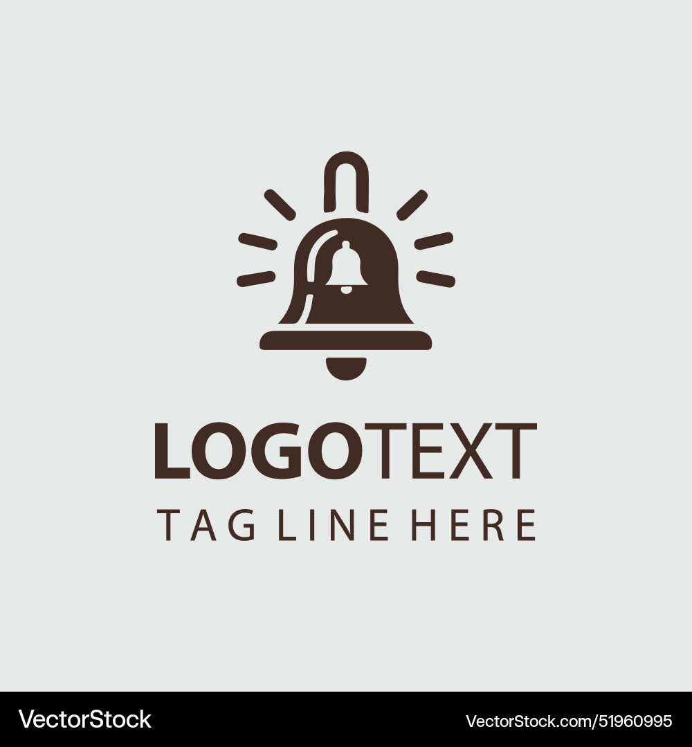 Bell logo Royalty Free Vector Image - VectorStock