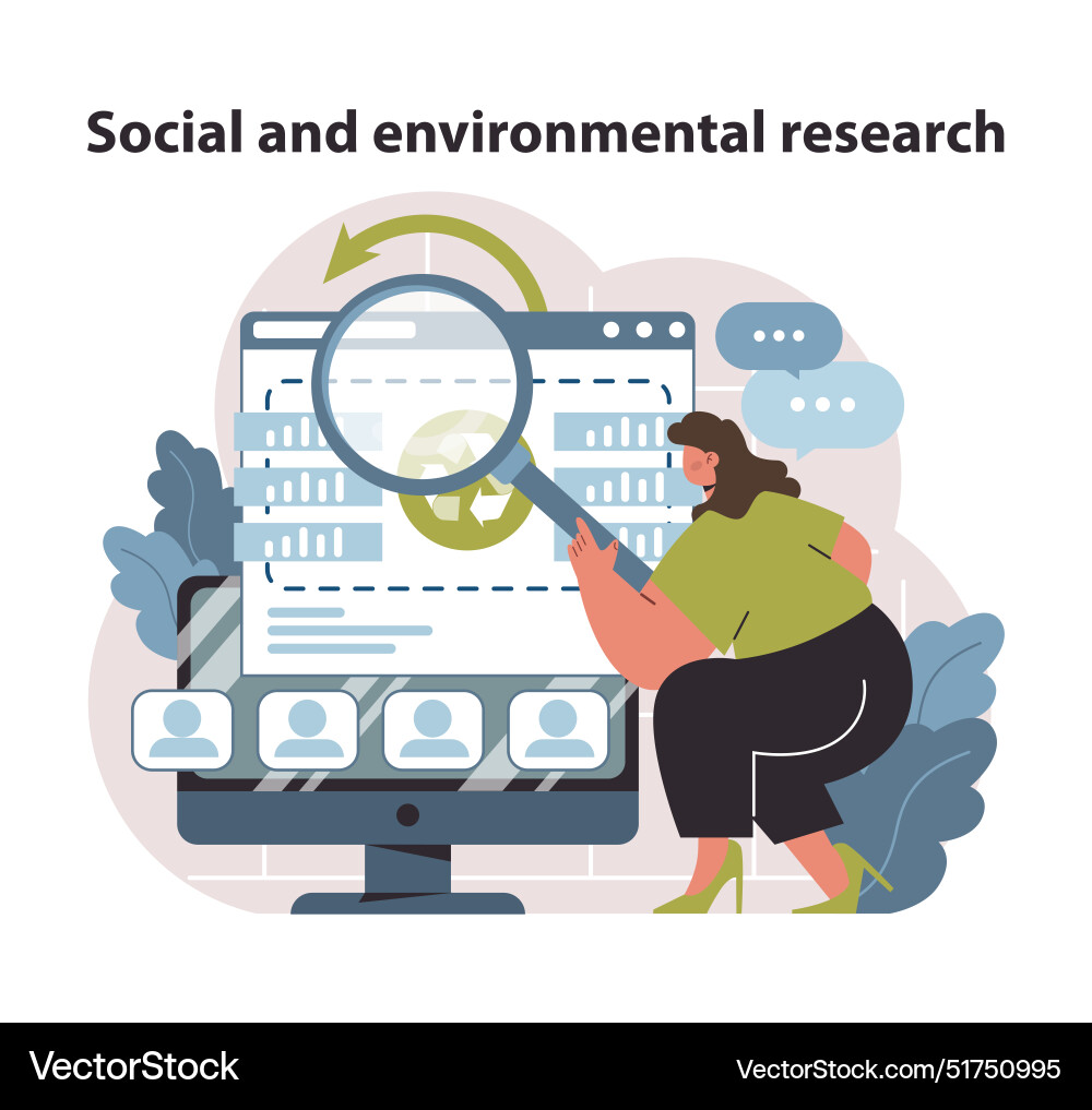 Investigative analytics visual delving Royalty Free Vector