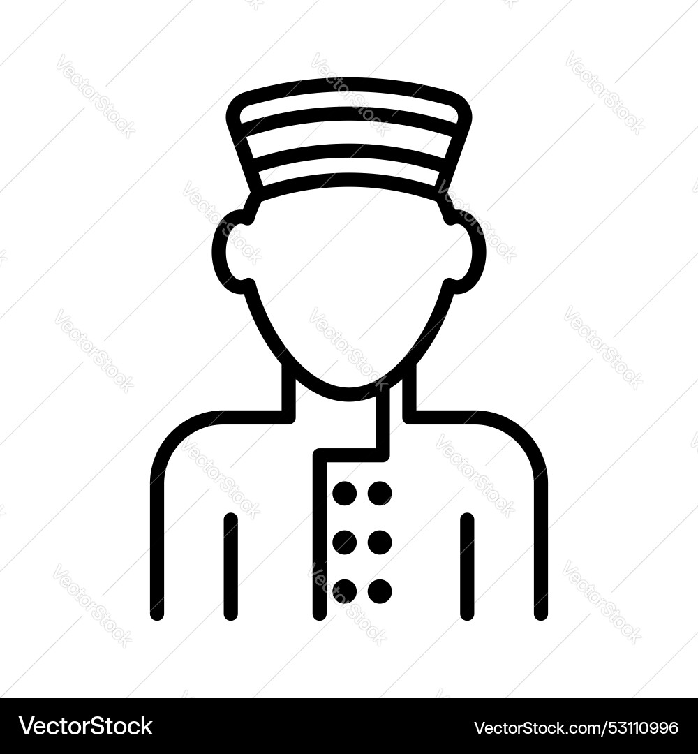 Porter icon Royalty Free Vector Image - VectorStock