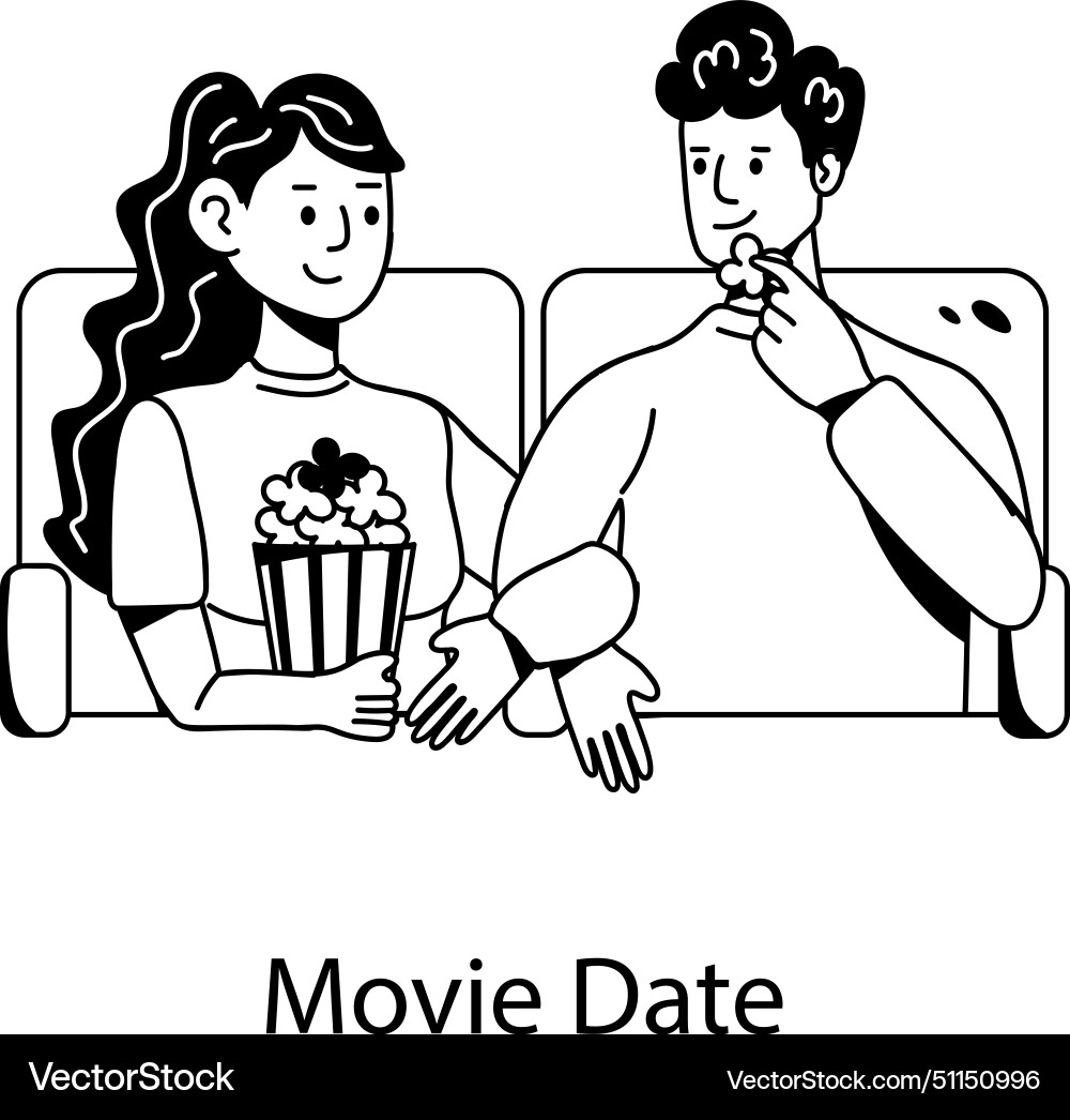 Silly couple Royalty Free Vector Image - VectorStock