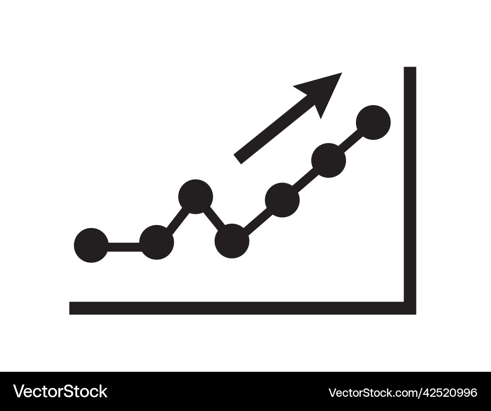 Single chart infographic graph diagram a Vector Image