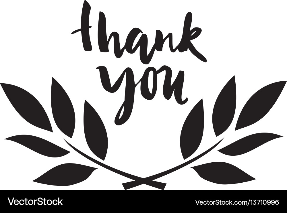 Thank you Royalty Free Vector Image - VectorStock