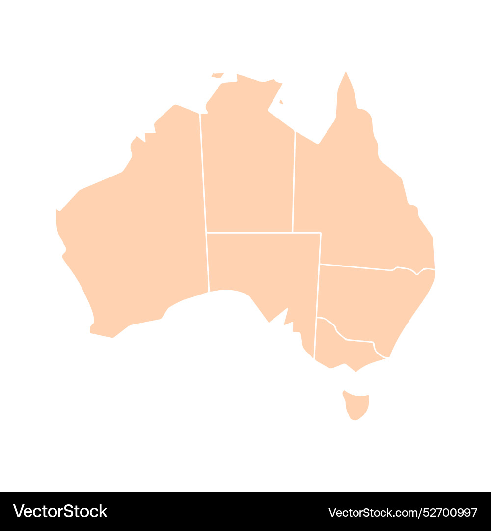 Australia country map icon symbol design Vector Image