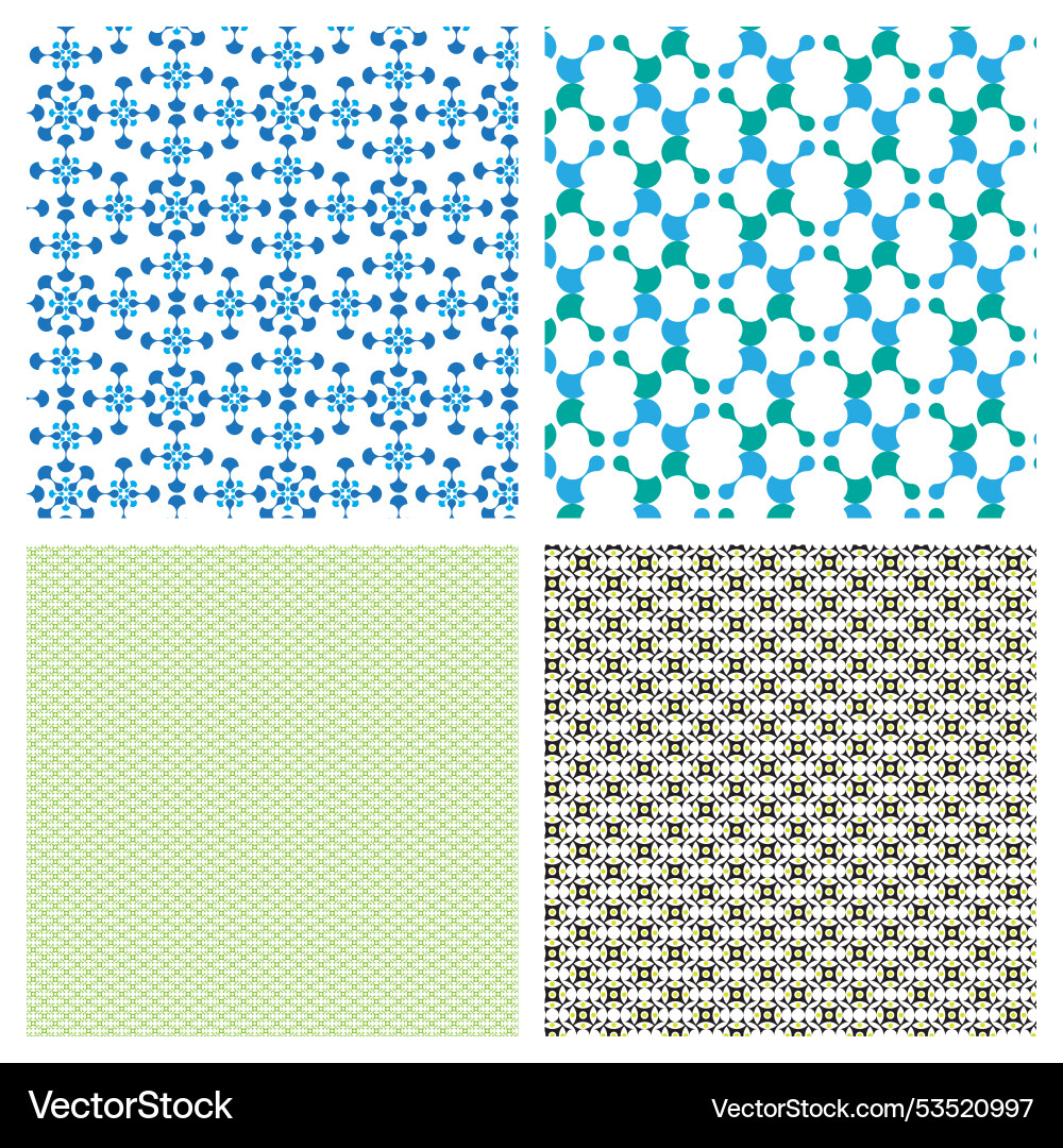Geometric and abstract pattern set in digital Vector Image