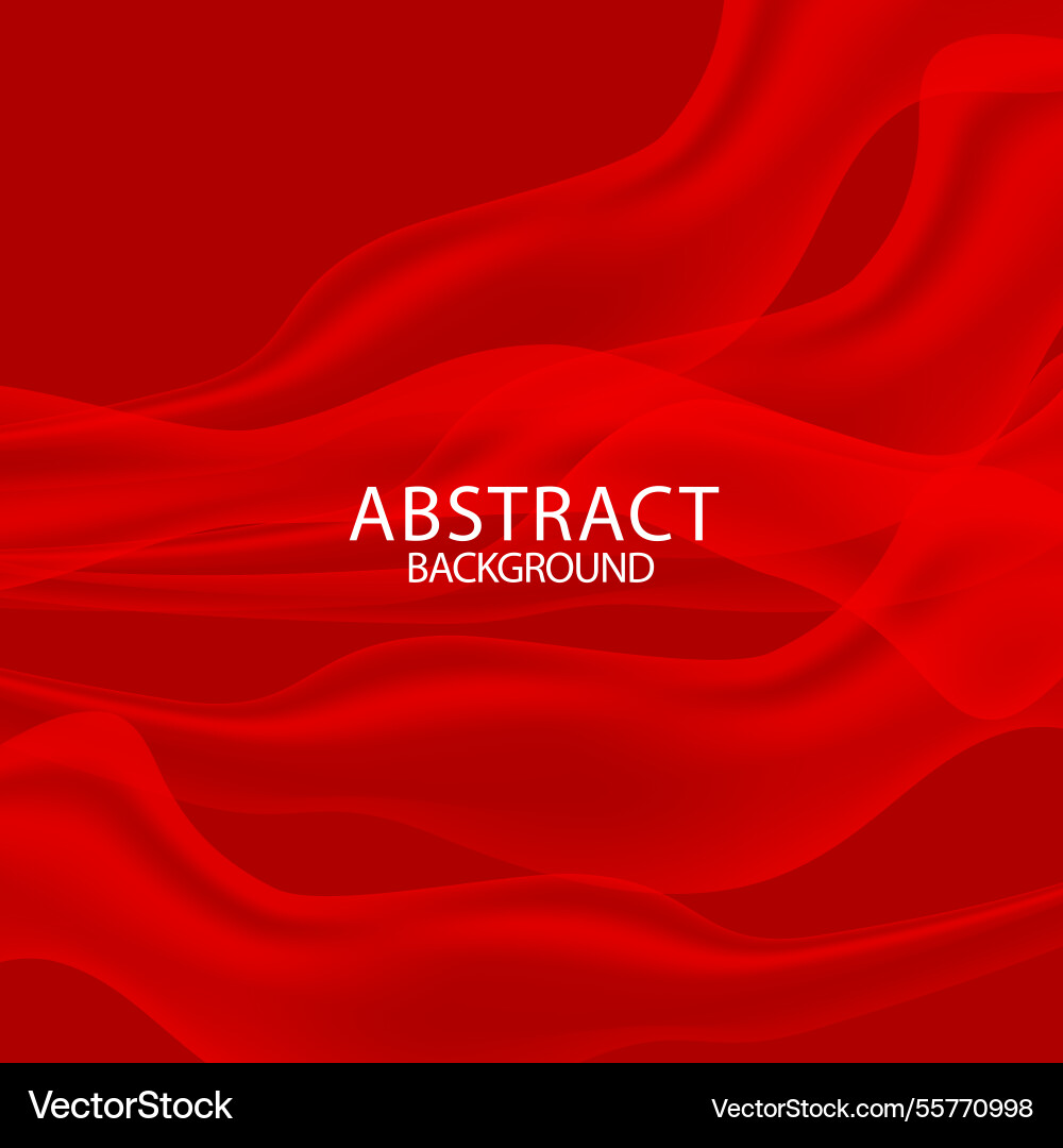 Abstract background with red smoke Royalty Free Vector Image