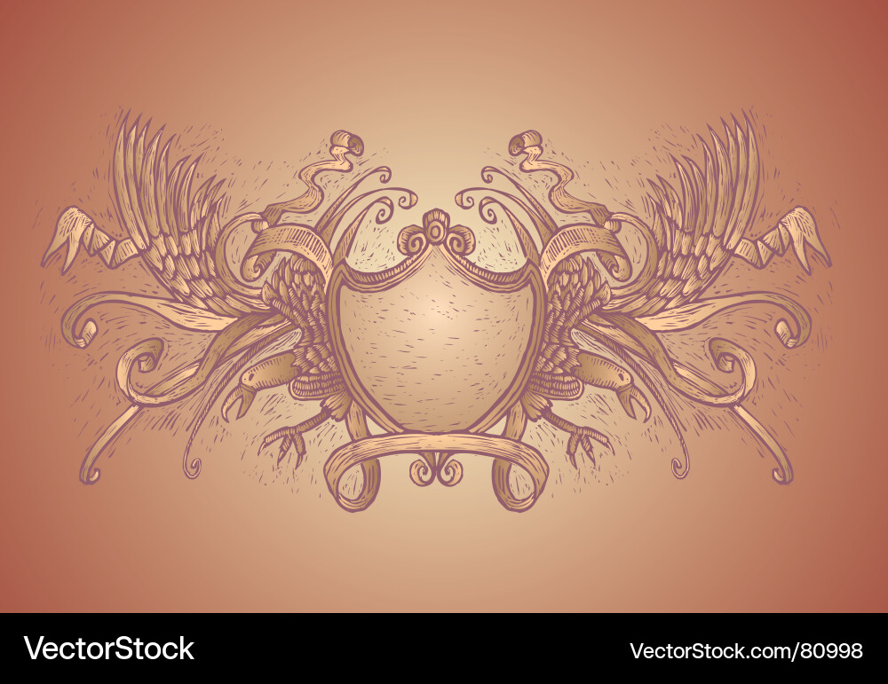 Eagles crest Royalty Free Vector Image - VectorStock