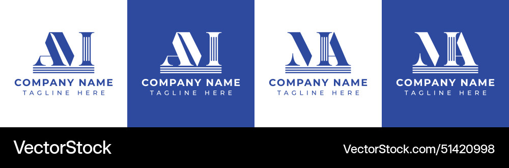 Monogram Am Logo Modern Vector Images (over 2,600)